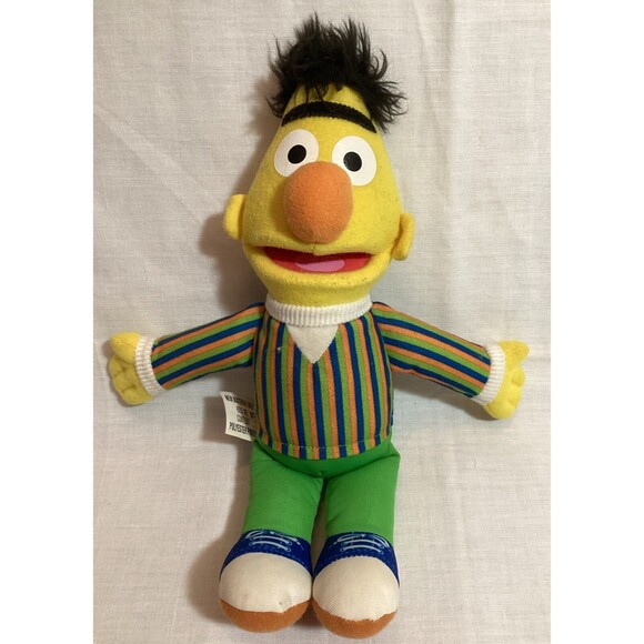 Hasbro | Toys | Sesame Street Workshop 23 Bert Burt Plush Toy 10 Hasbro ...